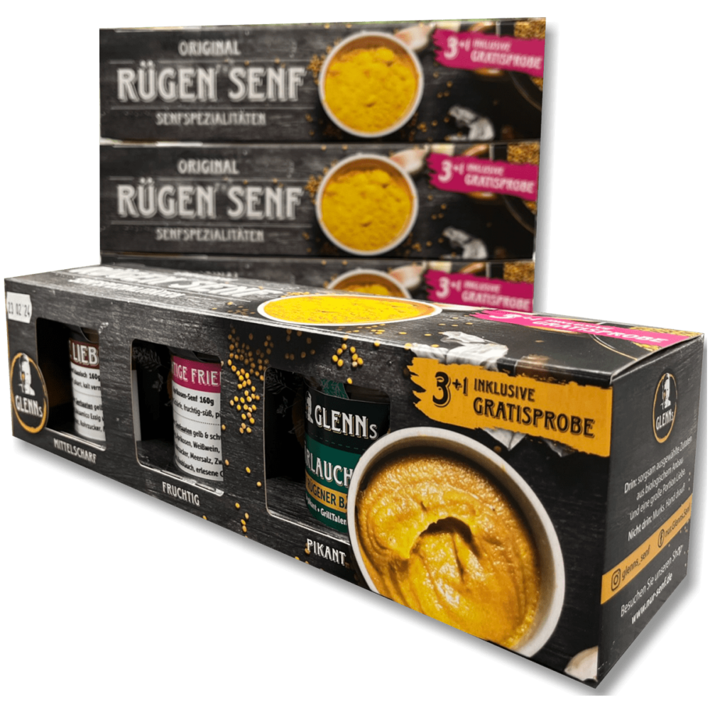 Original Rügen Senf "3er Geschenkset" 540g | Glenn's Senf ...