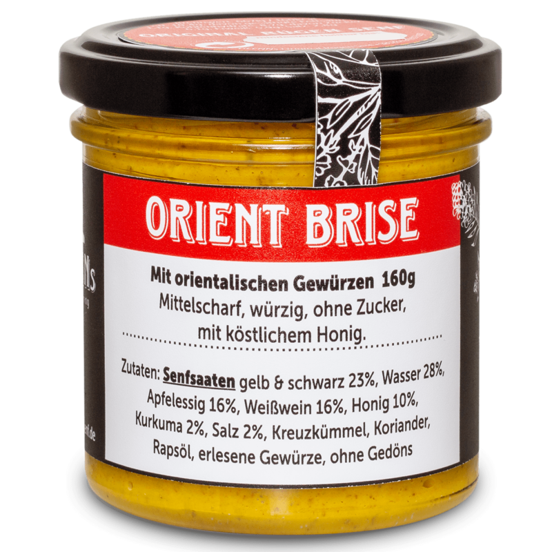 Original Rügen Senf "Fruchtige Frieda" 160g | Glenn's Senf ...